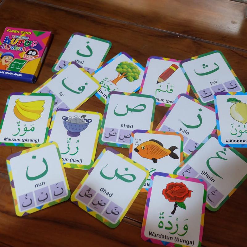 LM FC HIJAIYAH - Flashcard Flash Card Hijaiyah Anak 30 Kartu - Shop ...