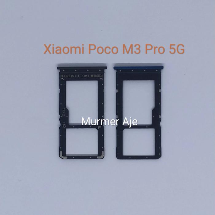 Jual Sim card tray slot sim card kartu xiaomi poco m3 pro 5G oem - Blue ...