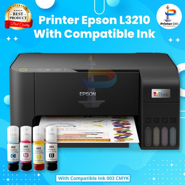 Jual Printer Epson L3210 Ink Tank A4 All-in-One Print Scan Copy Tinta ...