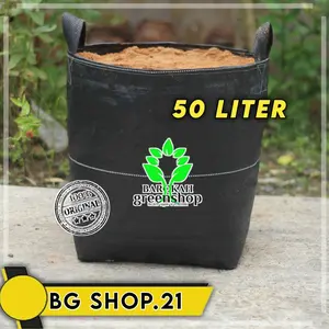 Planter bag 12 liter bulat hitam - pot - media tanam - Shop | Tokopedia