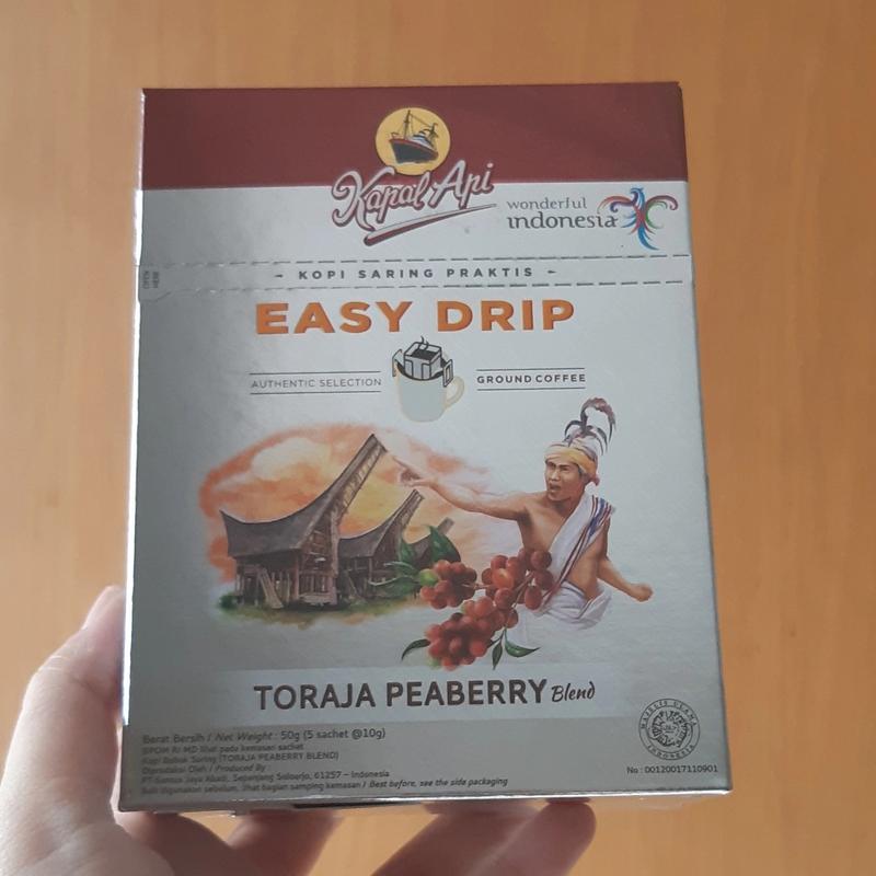 kopi saring praktis kapal api easy drip toraja peaberry blend - Shop ...