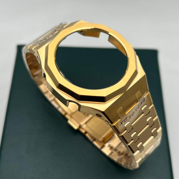 Jual GSHOCK GA2100 CASE GEN 5TH STAINLESS GOLD FULL PREMIUM CASIOAK ...
