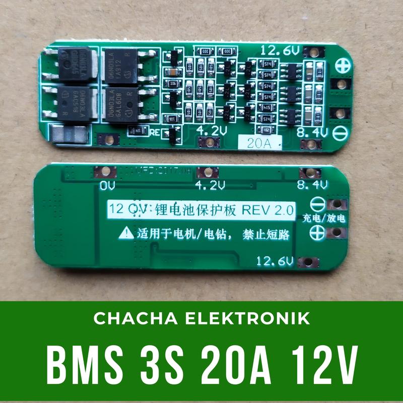 BMS 3S 20A 12V Battery 18650 Lithium Li On Balance Board Pac - Shop ...