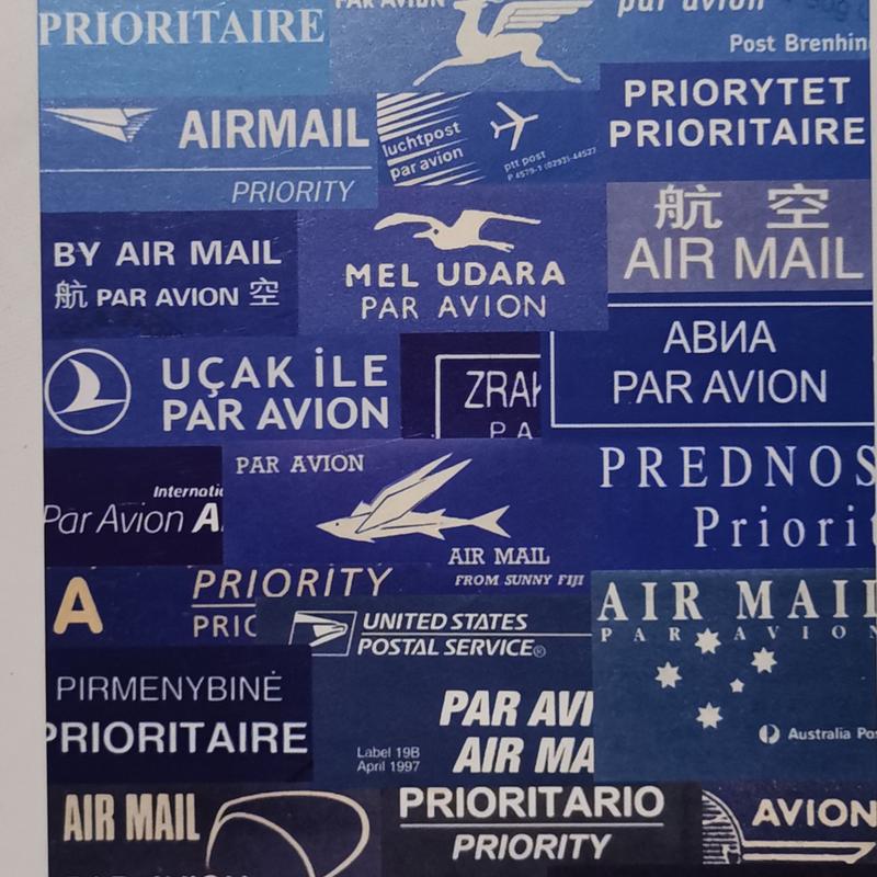 kartu pos airmail/airmail postcard - Shop | Tokopedia