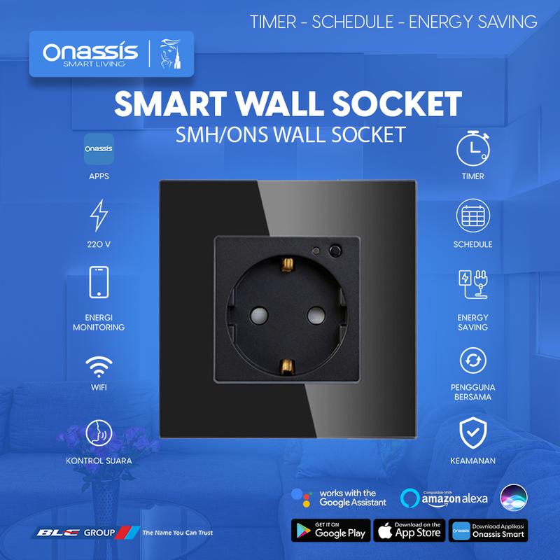 ONASSIS SMART WALL SOCKET WIFI - Shop | Tokopedia