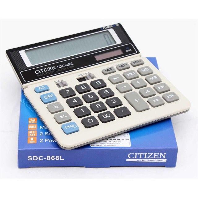 Jual CITIZEN Kalkulator SDC-868L 12 Digit Tampilan Lekukan Elegan ...