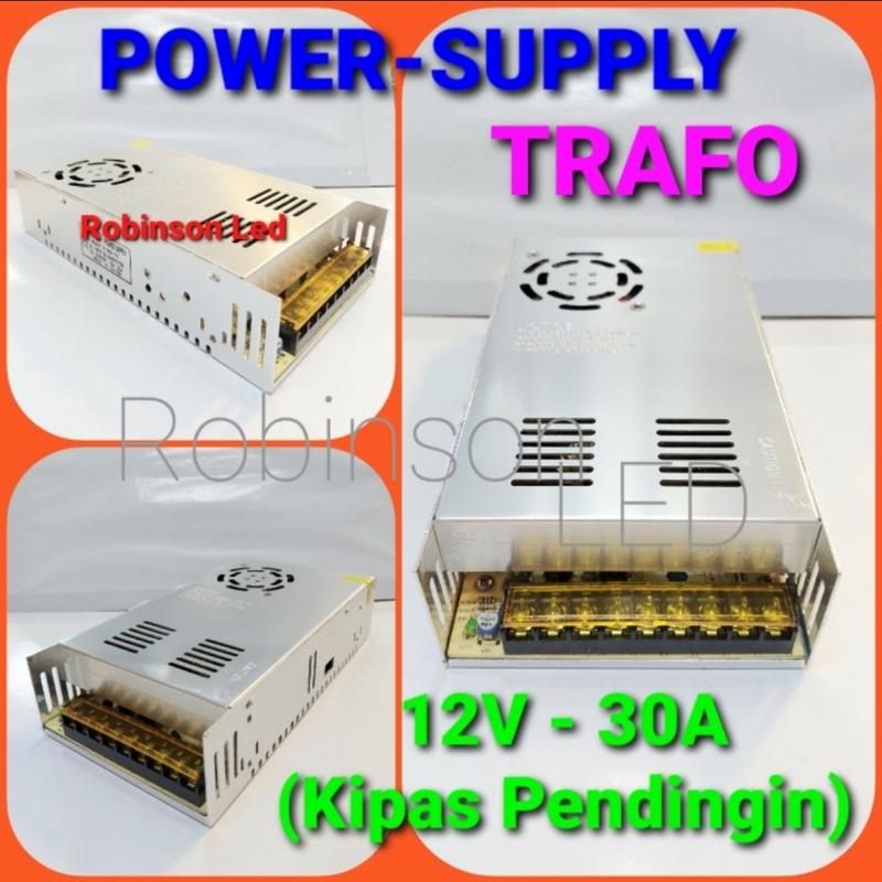 Trafo Adaptor Power Supply CCTV 30A 12V KIPAS Travo 30 A 30Amper - Shop ...
