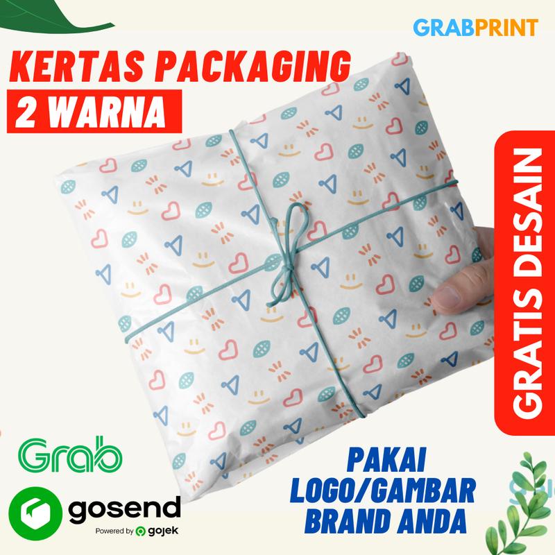 Custom Kertas Packaging Tisu Tissue Wrapping Paper Murah 2 Warna - Shop ...
