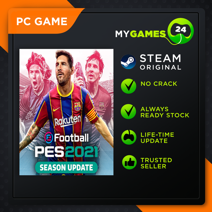 Jual PES 2021 eFootball + Latest Update / PES 21 PC Game Original ...