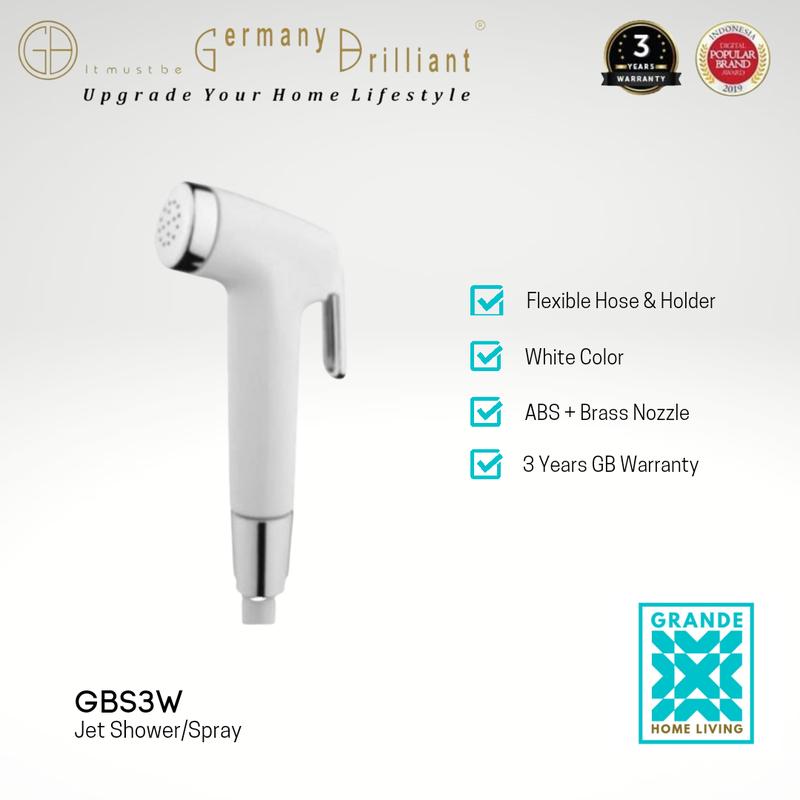 Germany Brilliant Spray Jet Shower Toilet Shower Jet Washer GBS3W ...