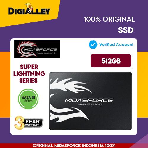 SSD Midasforce 512GB Solid State Drive 2.5 SATAIII Original SuperLight ...