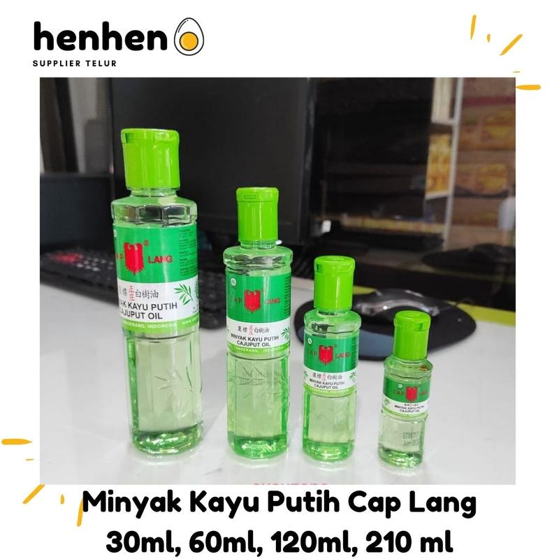 MINYAK KAYU PUTIH CAP LANG ORIGINAL 100% READY 30ML/60ML/120ML/210ML - Shop | Tokopedia