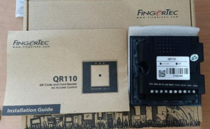 Jual Acces Door Fingertec QR 110 (Mesin Absensi) Verifikasi QR code ...