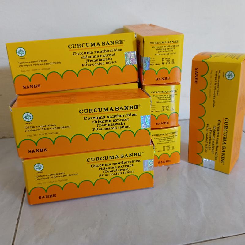 curcuma sanbe box 100 tablet - Shop | Tokopedia