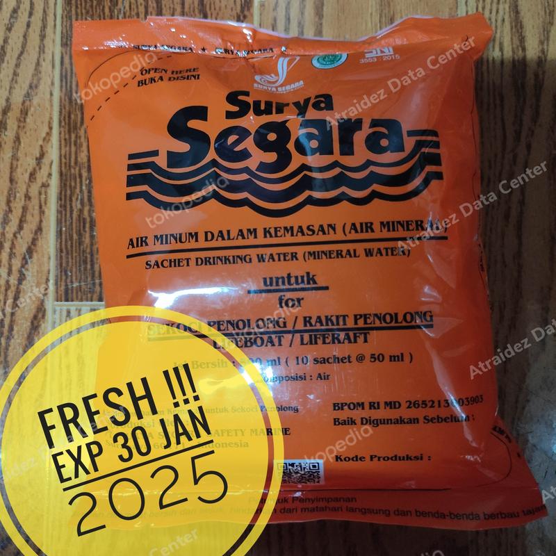 MRE Darurat Segara Emergency Survival Drinking Water ransum ration ...