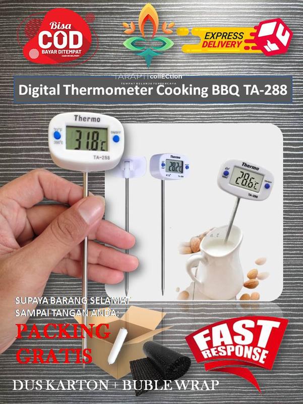 Digital Kitchen Thermometer Masakan Dapur Food Cooking Susu Kopi - Shop ...