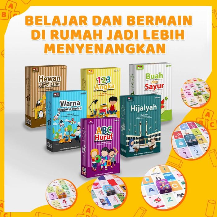 Jual Flashcard anak|Flash card anak huruf alfabet|kartu pintar edukasi ...