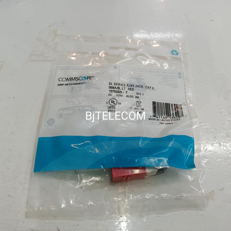modular Jack cat 6 AMP commscope merah/ modul cat 6 merah - Shop ...