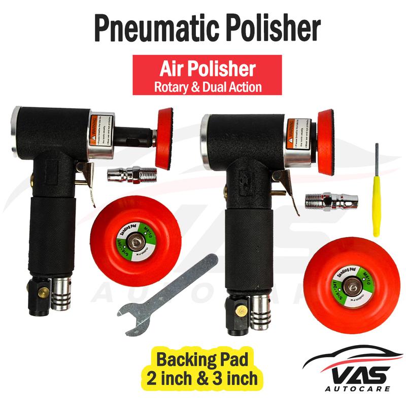 Pneumatic Air Polisher Mesin Poles Rotary DA Angin Orbital Sander ...