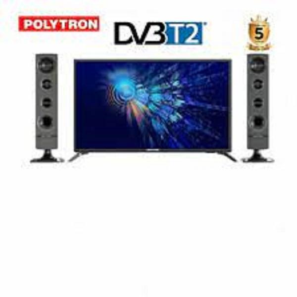 Polytron LED Digital TV 32" DVB-T2 Cinemax 32TV1855 Speaker Tower ...