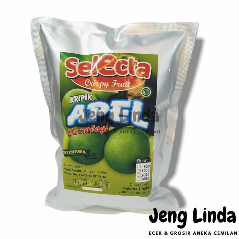 Keripik / kripik buah Apel Selecta 100gr oleh-oleh khas Malang - Shop ...