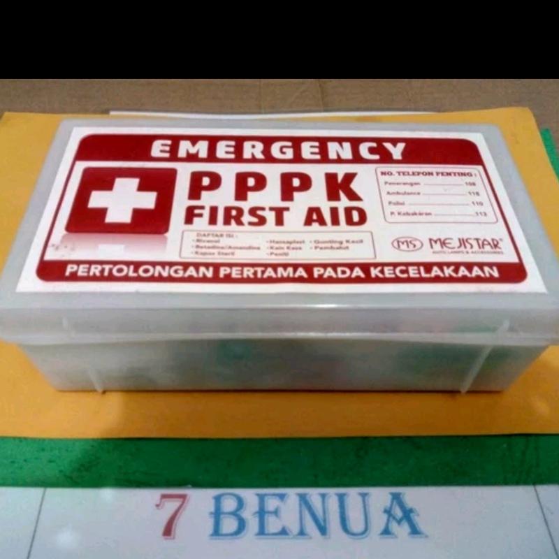 KOTAK OBAT P3K EMERGENCY BOX MOBIL WARNA PUTIH - Shop | Tokopedia
