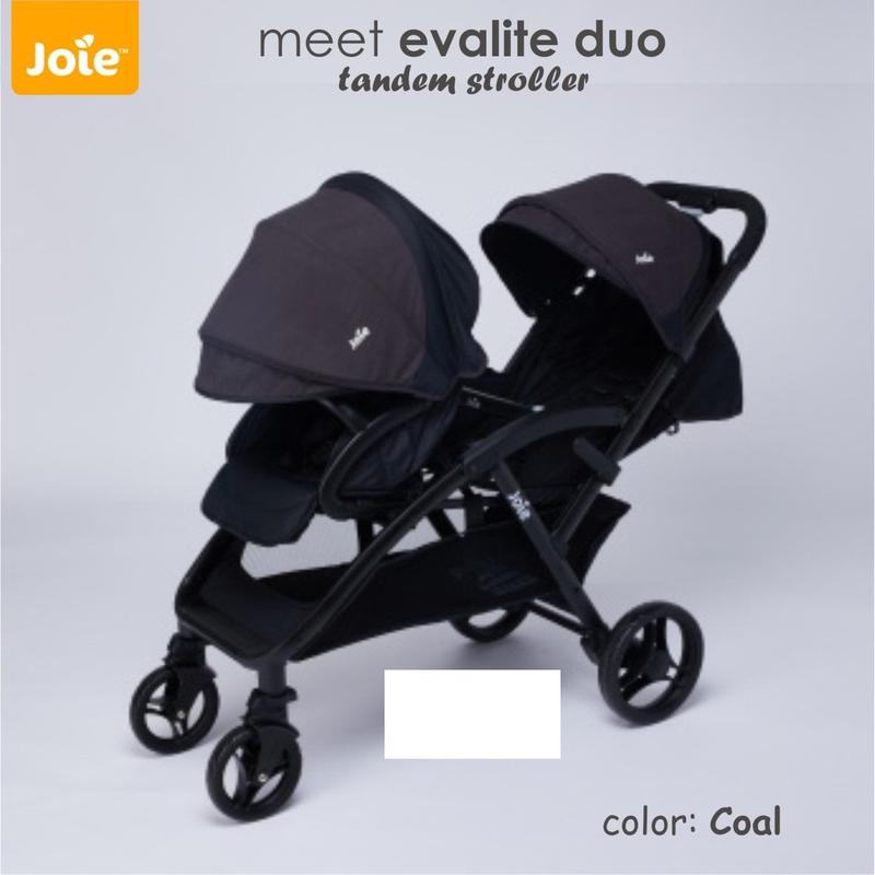 Joie Evalite Duo Tandem Twin Stroller Anak Kembar Kereta Dorong Bayi ...