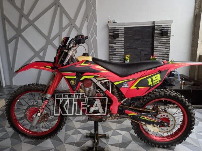 Jual Decal Sticker Kawasaki Klx Gordon Dekal Striping Gordon FullBody ...