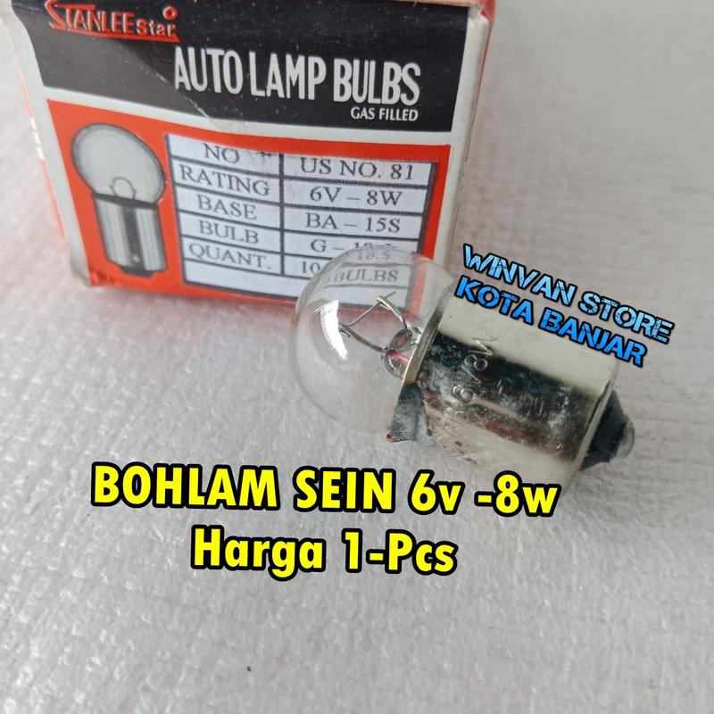 Bohlam sein 6 volt Honda WIN Lama Lampu Sein Honda WIN Motor Motorcycle ...
