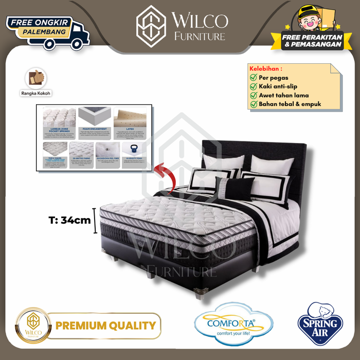 Jual Kasur Springbed Perfect Dream Comforta / Matras Comforta Palembang ...