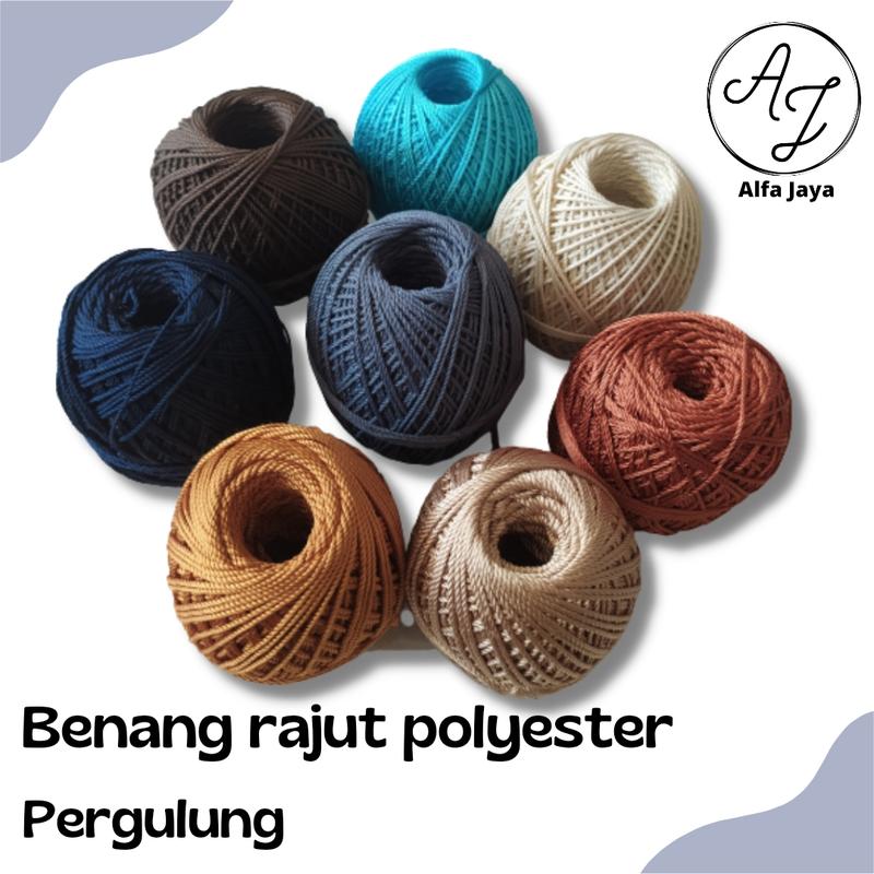 BENANG RAJUT POLYESTER / POLY KILAP & POLY DOP BELI 10 DAPAT - Shop ...