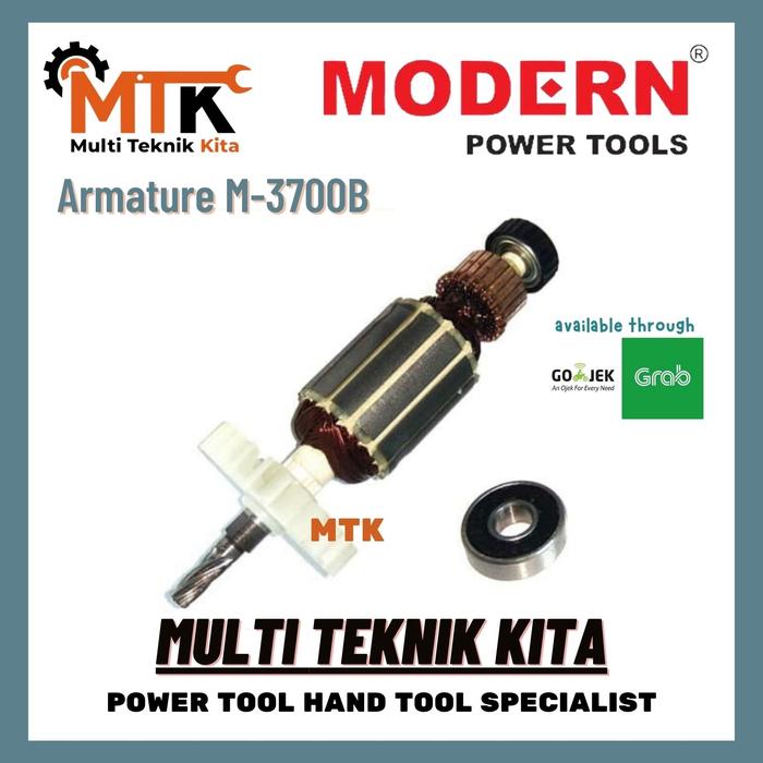 Jual MODERN Armature 3700B Mesin Mittersaw 7” Angker M-3700B Mitter Saw ...