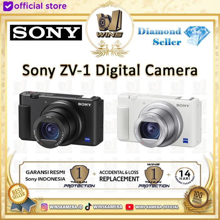 Jual Sony ZV1 / Sony ZV-1 Best Camera Vlogger - Garansi Resmi - White ...