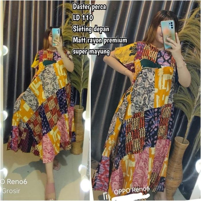 Jual (Bahan Katun & Premium) DASTER KAIN BATIK PERCA JUMBO Busui ...