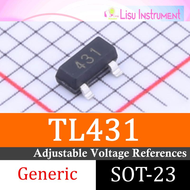 TL431 Adjustable Precision Shunt Regulator SOT23 TL431A - Shop | Tokopedia