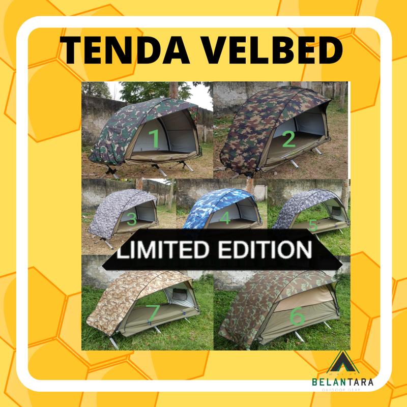 tenda velbed warna hijau tni tenda camping tenda 1 orang plu - Shop ...