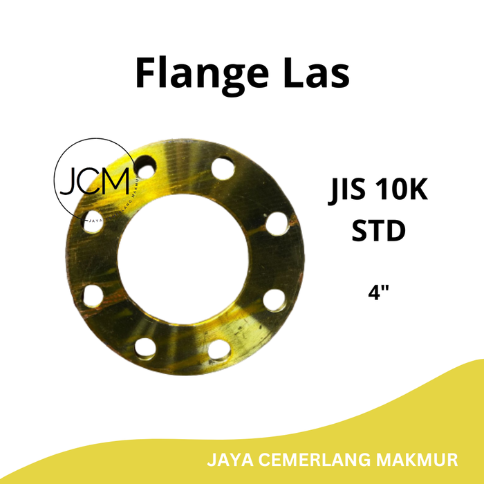 Jual Flange Las JIS 10K STD uk 4" / Flange Carbon Steel / Flange FF 4 ...