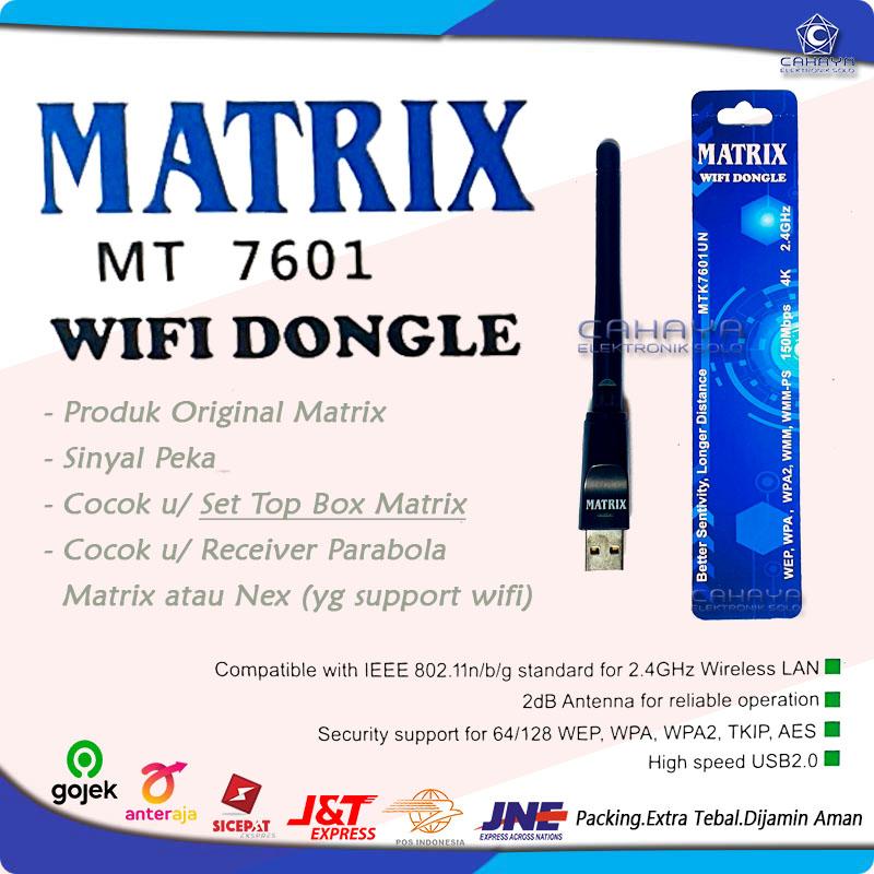 USB Wifi dongle Matrix MT 7601 Receiver HD Adapter 5 dbi Komputer ...