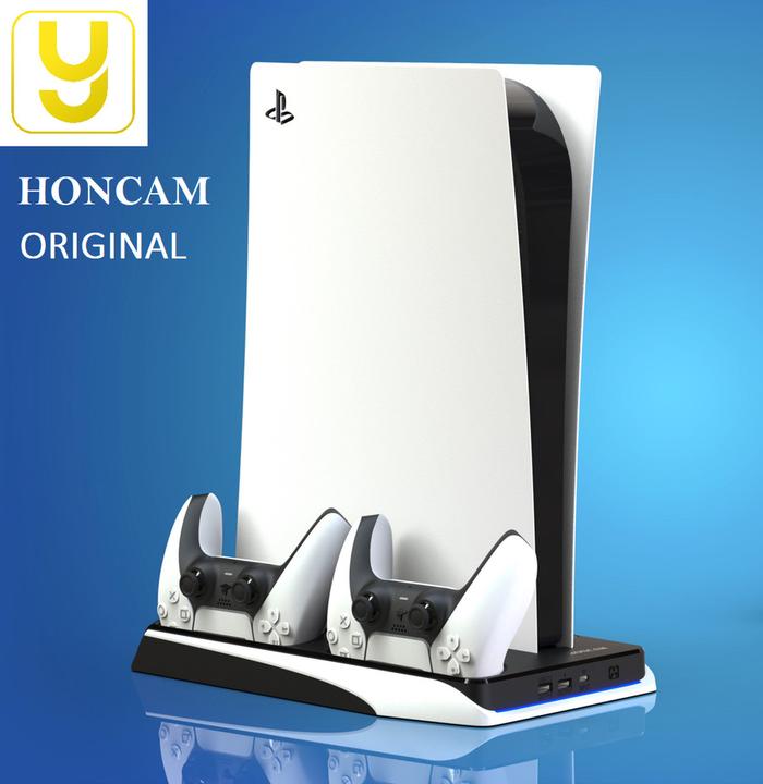 Jual DOBE PS5 Controller Stik Stand Dock Fan Charger Rak Kaset Kipas ...