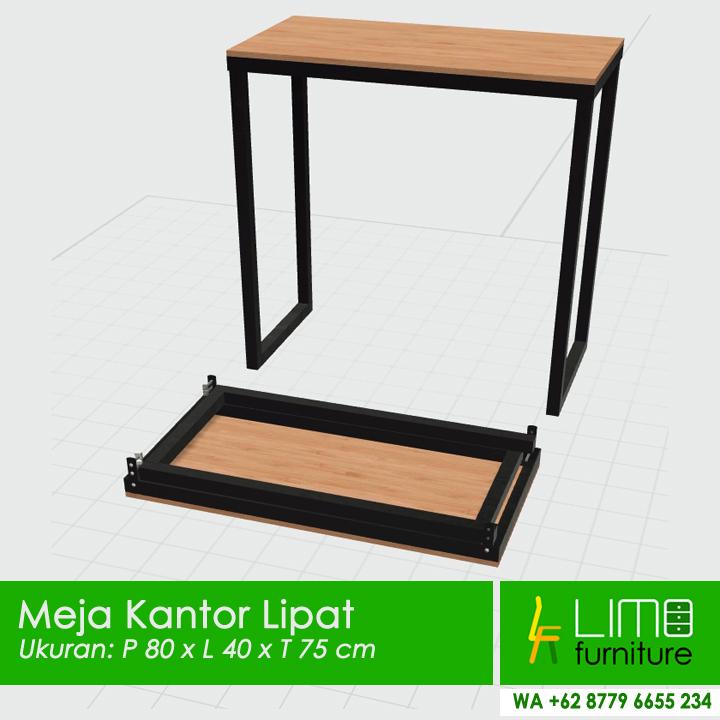 Meja Kerja Kantor Lipat 80x40x75 cm - Shop | Tokopedia