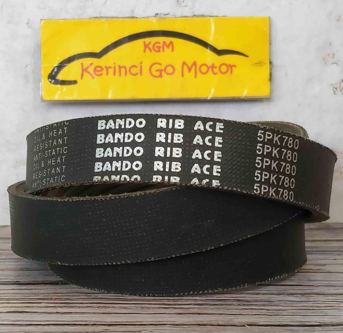 Jual BANDO VAN BELT 5PK 780 RIB BELT TALI KIPAS 5PK-780 FAN BELT ALUR ...