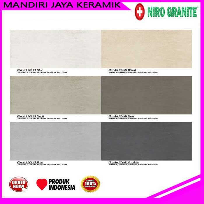 Jual Niro Granite Clay Art GCA Series 60x60 Matt Kw 1 - Kota Bekasi ...