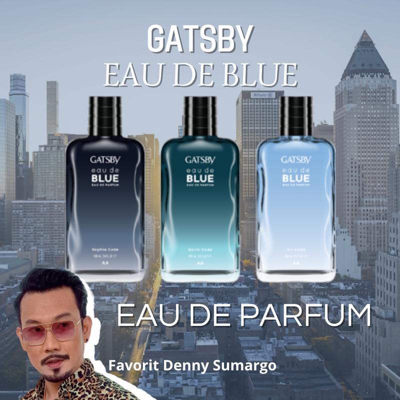 Parfum Pria GATSBY Eau de Blue EDP 100ml Cowok - Shop | Tokopedia