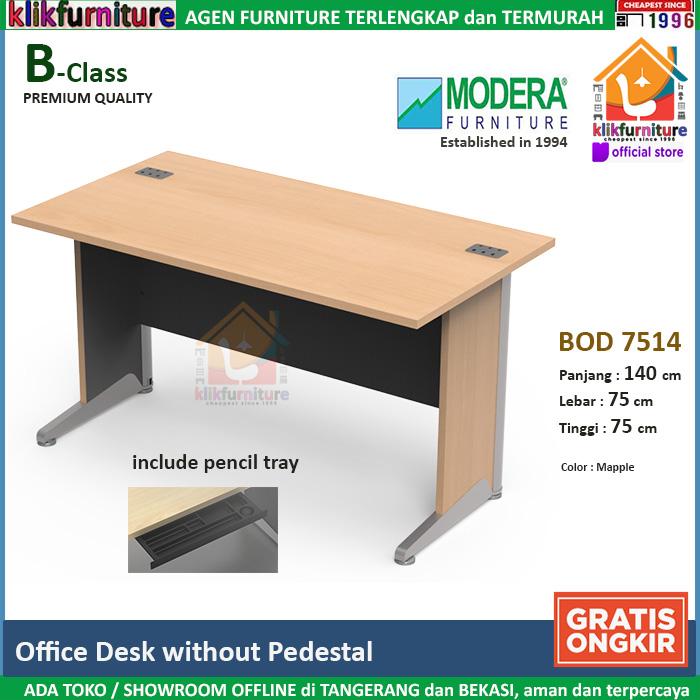 MODERA BOD 7514 Meja Tulis Kantor - Shop | Tokopedia