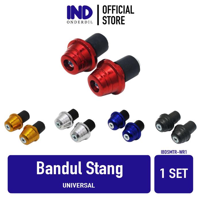 Jual Bandul-Jalu Stang-Stir Motor Variasi Universal Merah-Emas-Biru ...