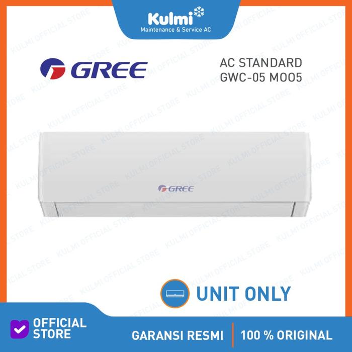 Jual AC Gree GWC-05MOO5S 1/2 PK AC Gree MOO 5 S 0,5PK AC Split Non ...