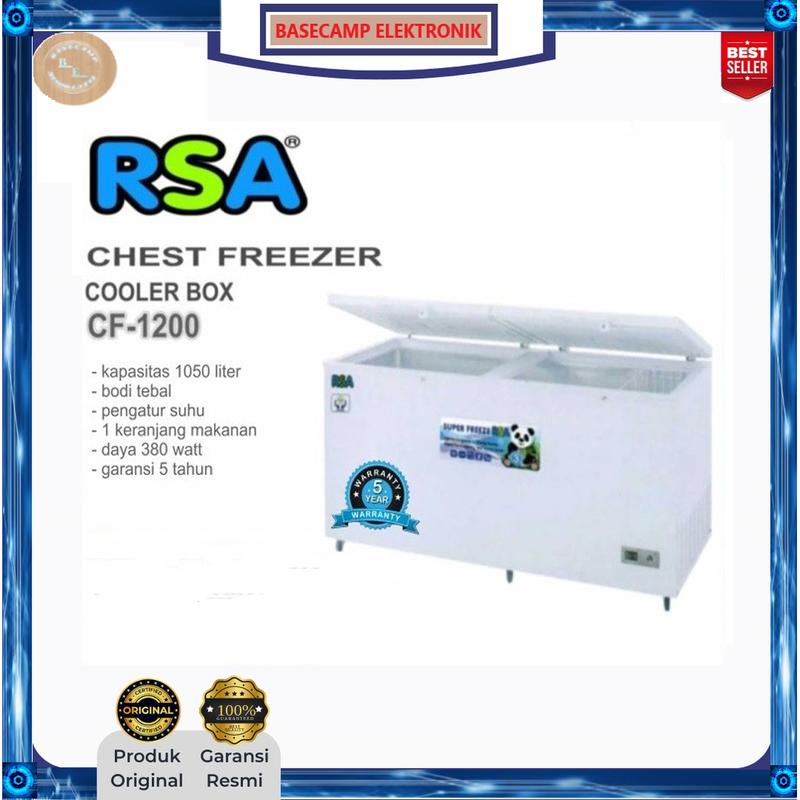 Chest Freezer Box CF-1200 1050L Pintu Buka Ke Atas LED Digital ...