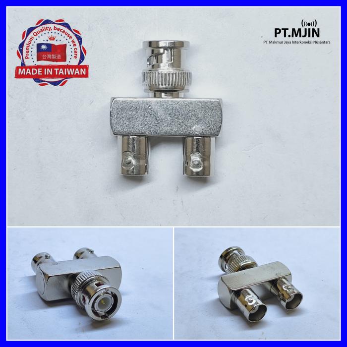 Jual Konektor Splitter BNC model Y - Jakarta Barat - PT.MJIN | Tokopedia