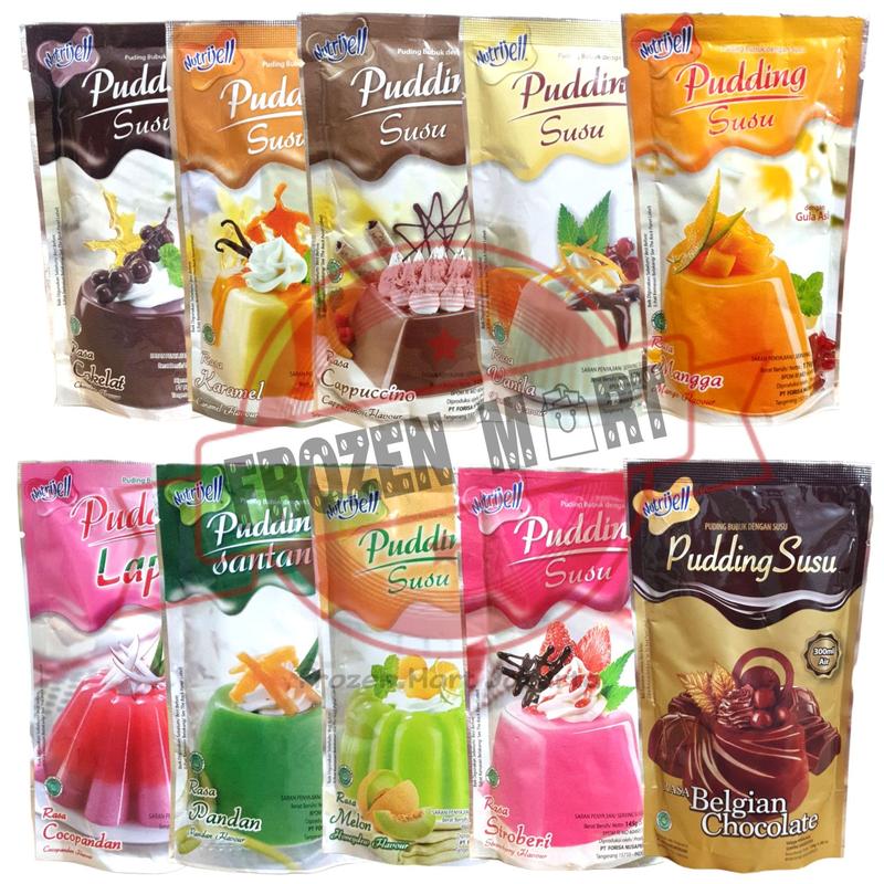 NUTRIJELL Pudding Susu / Pudding Lapis / Puding Santan All Variant ...