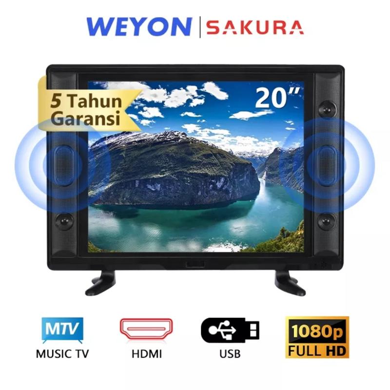 TV LED 20 INCH TERMURAH GARANSI 1 TAHUN SUPPORT HDMI VA VGA HDMI - Shop ...
